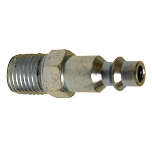 Industrial Style "M" Style Air Plug, 1/4" NPT Male, 1/4" Coupler ...